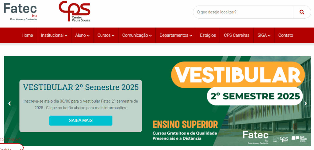 Fatec Itu está com as inscrições abertas para o Vestibular do 2º ...